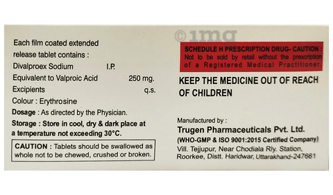 Buy Divral-XR 250 Tablet Online: View Uses, Side Effects, Price ...