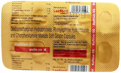Buy Kuftive-SG Soft Gelatin Capsule Online: View Uses, Side Effects ...