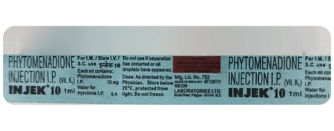 Buy Injek 10 Injection Online: View Uses, Side Effects, Price ...
