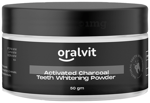 Oralvit Activated Charcoal Teeth Whitening Powder: Buy jar of 50.0 gm ...
