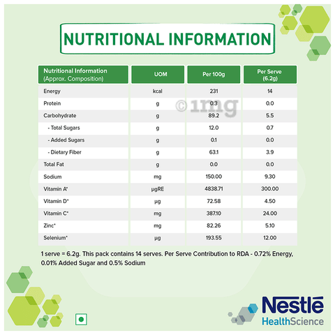 Nestle Resource Fiber Choice, Partially Hydrolyzed Guar Gum (PHGG ...