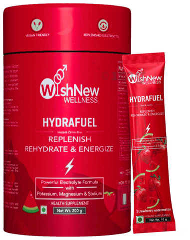 Wishnew Wellness Hydrafuel Replenish, Rehydrate & Energize with ...