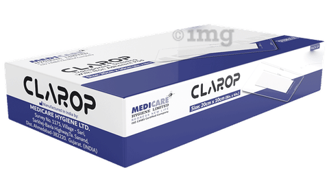 Medica Clarop Transparent Dressing with Non Adherent Pad 10cm x 20cm ...