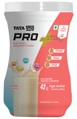 Tata 1mg Protein+ High Protein Supplement Powder | Daily Protein ...