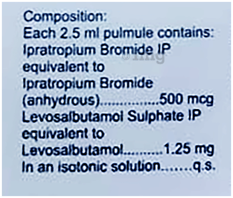 Buy Iprasure Pulmules (2.5 ml Each) Online: View Uses, Side Effects ...