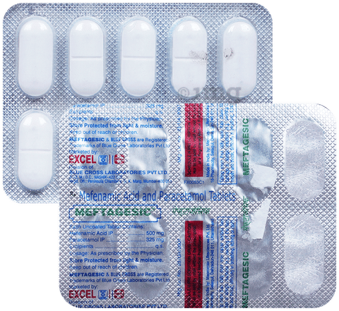 Buy Meftagesic 500mg/325mg Tablet Online: View Uses, Side Effects ...