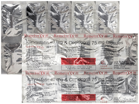 Buy Remetor CV 40mg/75mg Capsule Online: View Uses, Side Effects, Price ...