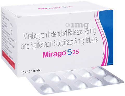 Buy Mirago S 25 Tablet ER Online: View Uses, Side Effects, Price ...