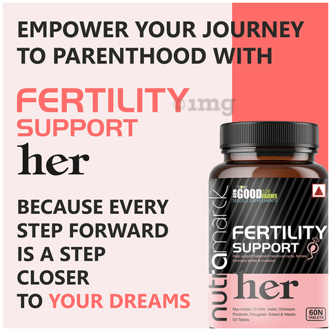 NutraMarck Fertility Support Her Tablet | Women's Ovulation, Hormonal ...