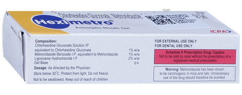 Buy HeximETRO Mouth Gel Online: View Uses, Side Effects, Price ...