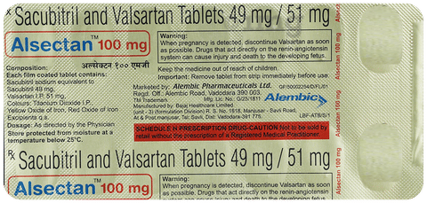 Buy Alsectan 49mg/51mg Tablet Online: View Uses, Side Effects, Price ...