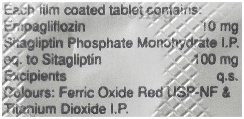 Buy Empazio S 10+100 Tablet Online: View Uses, Side Effects, Price ...