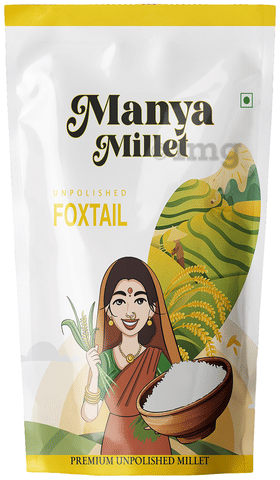 Manya Millet Unpolished Foxtail Gluten Free: Buy packet of 500.0 gm ...