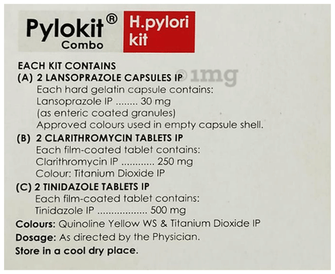 Buy Pylokit Kit Online: View Uses, Side Effects, Price, Substitutes | 1mg