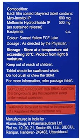 Buy Ovabless-Myo Met Tablet SR Online: View Uses, Side Effects, Price ...