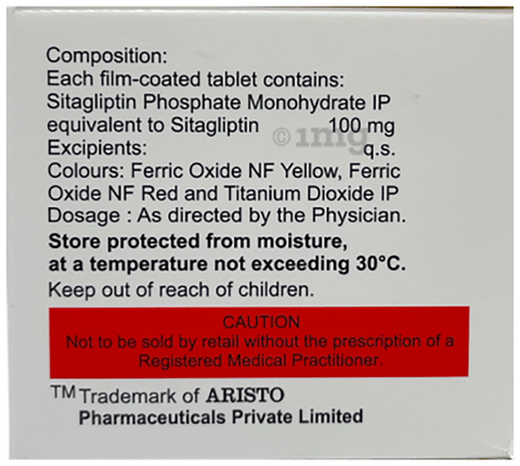 Buy SitaGLO 100 Tablet Online: View Uses, Side Effects, Price ...