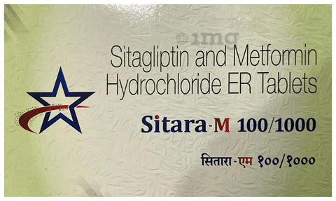 Buy SitaRA-M 100/1000 Tablet ER Online: View Uses, Side Effects, Price ...