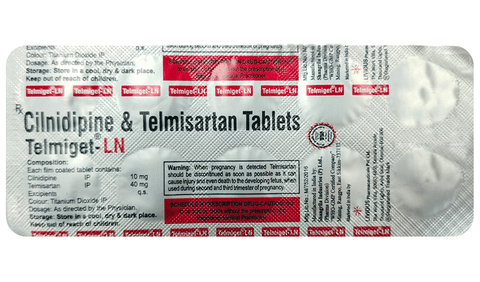 Buy Telmiget LN 10mg/40mg Tablet Online: View Uses, Side Effects, Price ...