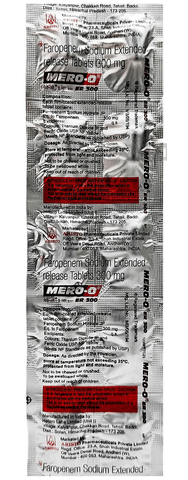 Buy Mero O 300mg Tablet ER Online: View Uses, Side Effects, Price ...