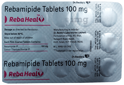 Buy Rebaheal 100mg Tablet Online: View Uses, Side Effects, Price ...