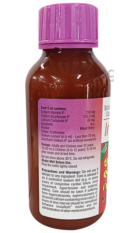Buy Insta Raft Oral Suspension Mix Berry Online: View Uses, Side ...