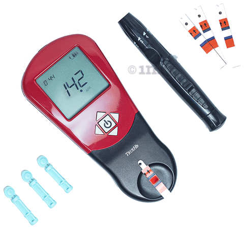 TrueHb Hemoglobin Meter with 25 Strips: Buy combo pack of 2.0 Packs at ...