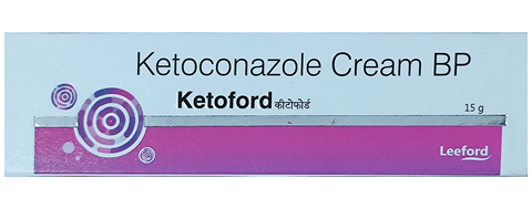 Buy Ketoford 2% Cream 15gm for Skin Infections Online: View Uses, Side ...