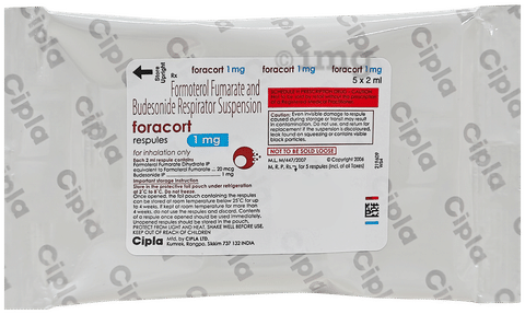 Buy FORAcort 1mg Respules (2ml Each) Online: View Uses, Side Effects ...