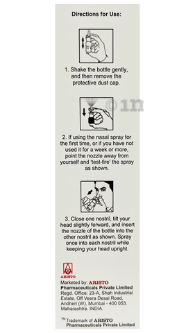 Buy Nasohold Nasal Spray Online: View Uses, Side Effects, Price ...
