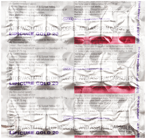 Buy Lipicure Gold 20 Capsule Online: View Uses, Side Effects, Price ...