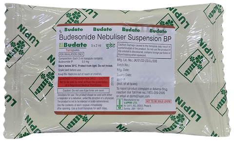 Buy Budate 0.5mg Transpules (2ml Each) Online: View Uses, Side Effects ...