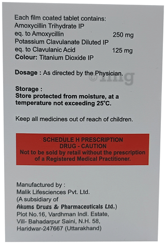Buy Moxyplit CV 375 Tablet Online: View Uses, Side Effects, Price ...
