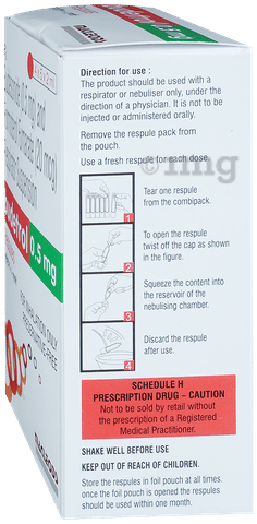 Buy BUDEtrol 0.5mg Respules (2ml Each) Online: View Uses, Side Effects ...