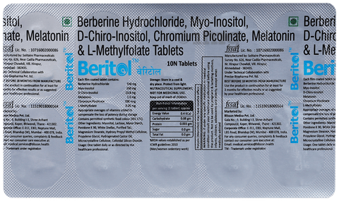 Beritol Tablet | Vitamin & Mineral Support: Buy strip of 10.0 tablets ...