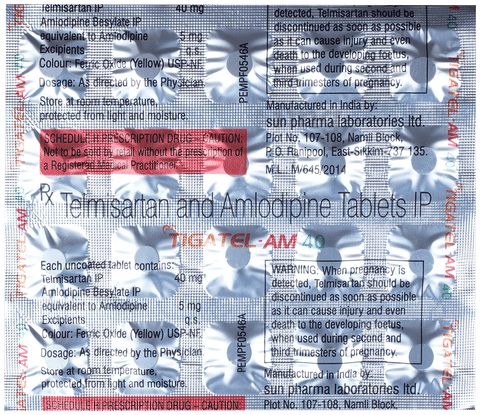 Buy Tigatel AM Tablet Online: View Uses, Side Effects, Price ...