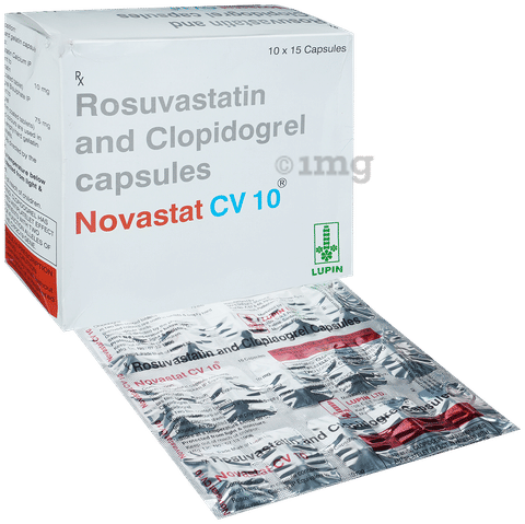 Buy Novastat CV 10 Capsule Online: View Uses, Side Effects, Price ...