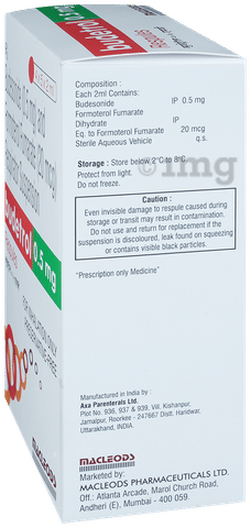 Buy BUDEtrol 0.5mg Respules (2ml Each) Online: View Uses, Side Effects ...