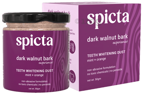 Spicta Dark Walnut Bark Teeth Whitening Dust: Buy jar of 50.0 gm Powder ...