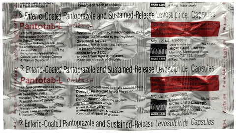 Buy Pantotab L 75mg/40mg Capsule Online: View Uses, Side Effects, Price ...
