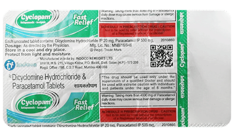 cyclopam tablet uses