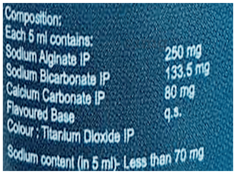Buy Pantakind Raft Oral Suspension Peppermint Sugar Free Online: View ...