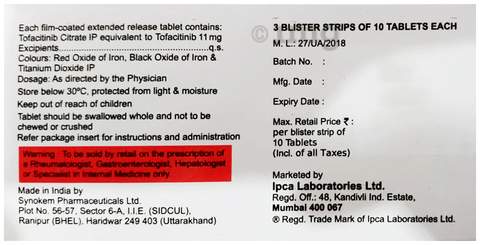 Buy Tfct-NIB OD Tablet ER Online: View Uses, Side Effects, Price ...