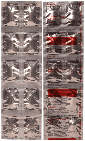 Buy Sylate T 500mg/250mg Tablet Online: View Uses, Side Effects, Price ...