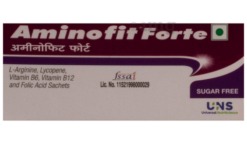 Aminofit Forte Sachet Sugar Free: Buy packet of 4.5 gm Granules at best ...