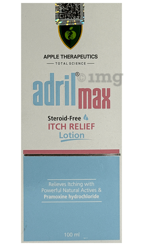 Adril Max Steriod-Free Itch Relief Lotion: Buy bottle of 100.0 ml ...