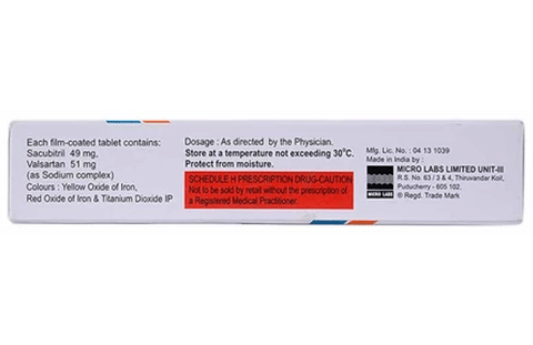 Buy Arniv 49mg/51mg Tablet Online: View Uses, Side Effects, Price ...