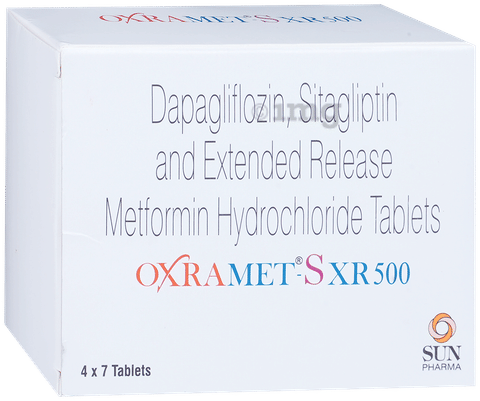 Buy Oxramet-S XR 500 Tablet ER Online: View Uses, Side Effects, Price ...