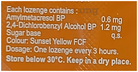 Buy Alkof Cough Lozenges Orange Online: View Uses, Side Effects, Price ...