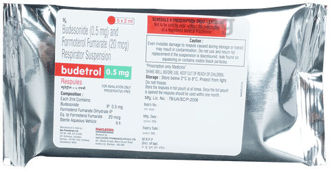 Buy BUDEtrol 0.5mg Respules (2ml Each) Online: View Uses, Side Effects ...