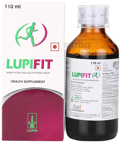 Lupifit Syrup: Buy bottle of 110.0 ml Syrup at 𝗯𝗲𝘀𝘁 𝗽𝗿𝗶𝗰𝗲 in India | 1mg